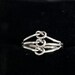 Sterling Silver Heart Ring, 925 Silver Heart With Swirl on One Side ...