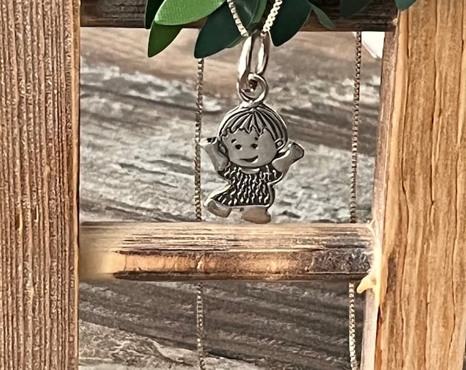 Boy Charm, Grandchildren Charm, Children, Bracelet, Necklace - Etsy