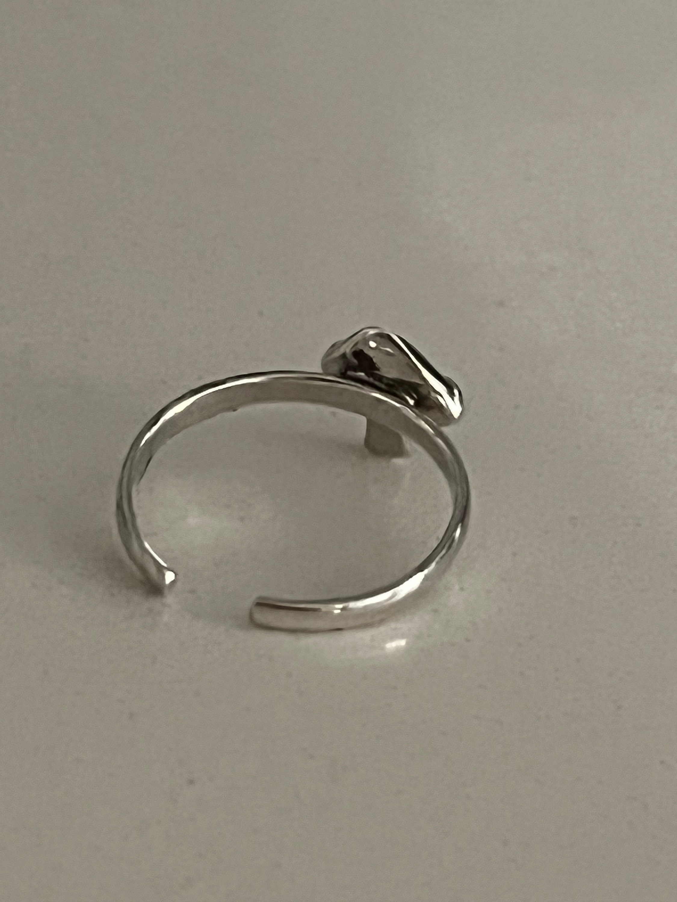 Sterling Silver Mushroom Toe Ring Adjustable Toe Ring Nature - Etsy