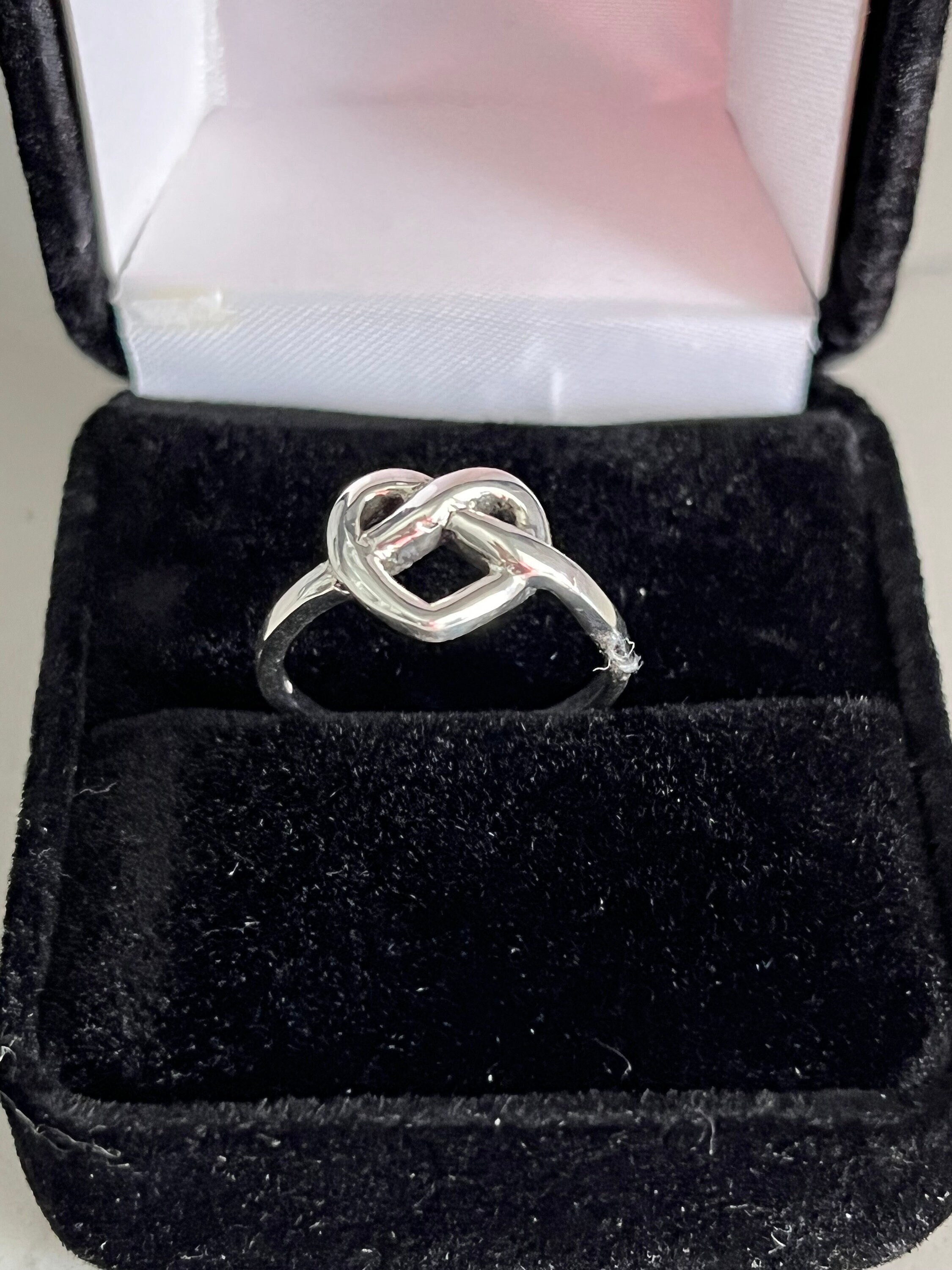 Sterling Silver Celtic Love Knot Ring: Statement Band - Etsy