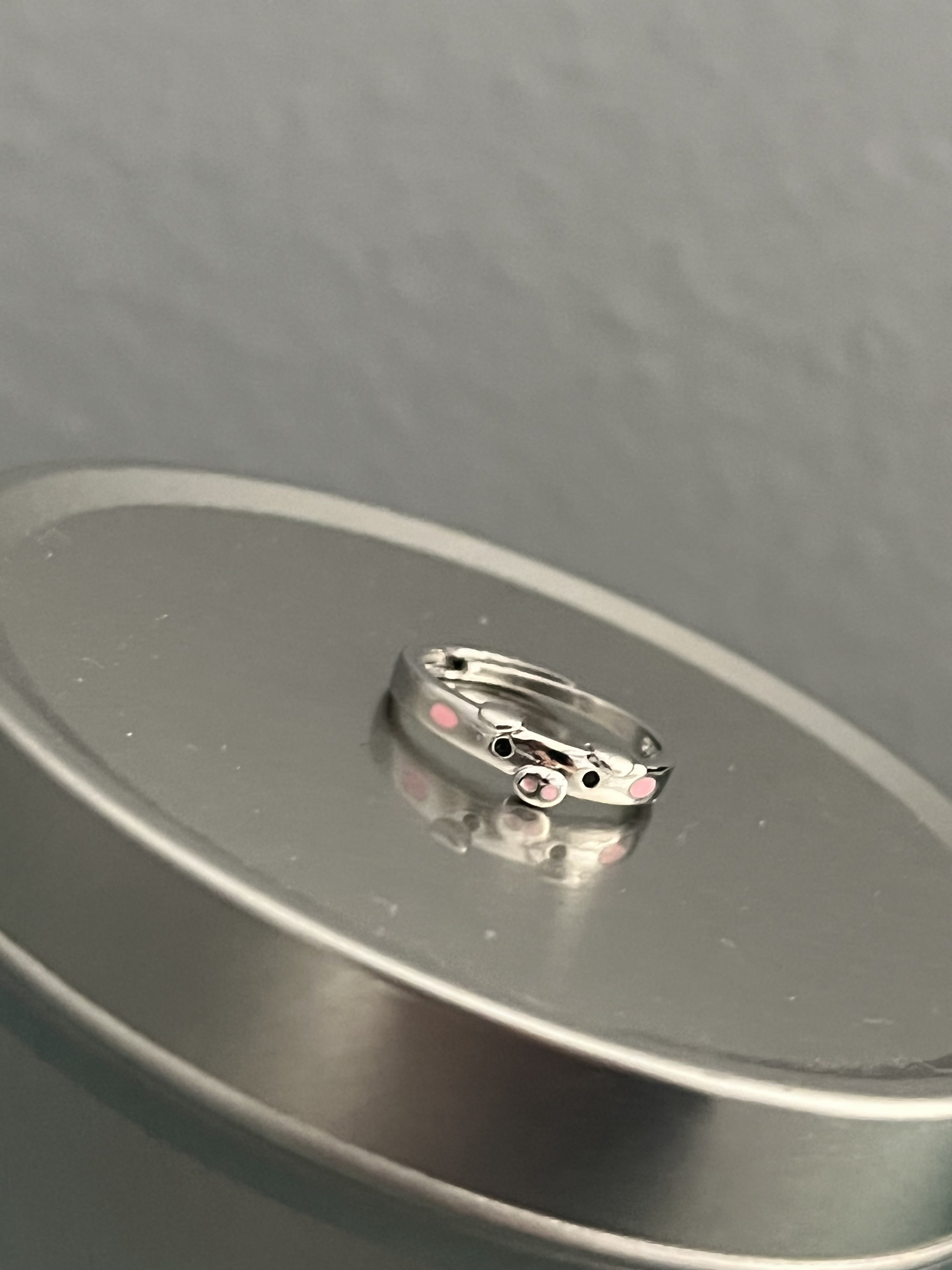 Cute Girls Creative Pig, 925 Sterling Silver Adjustable Pig Ring ...