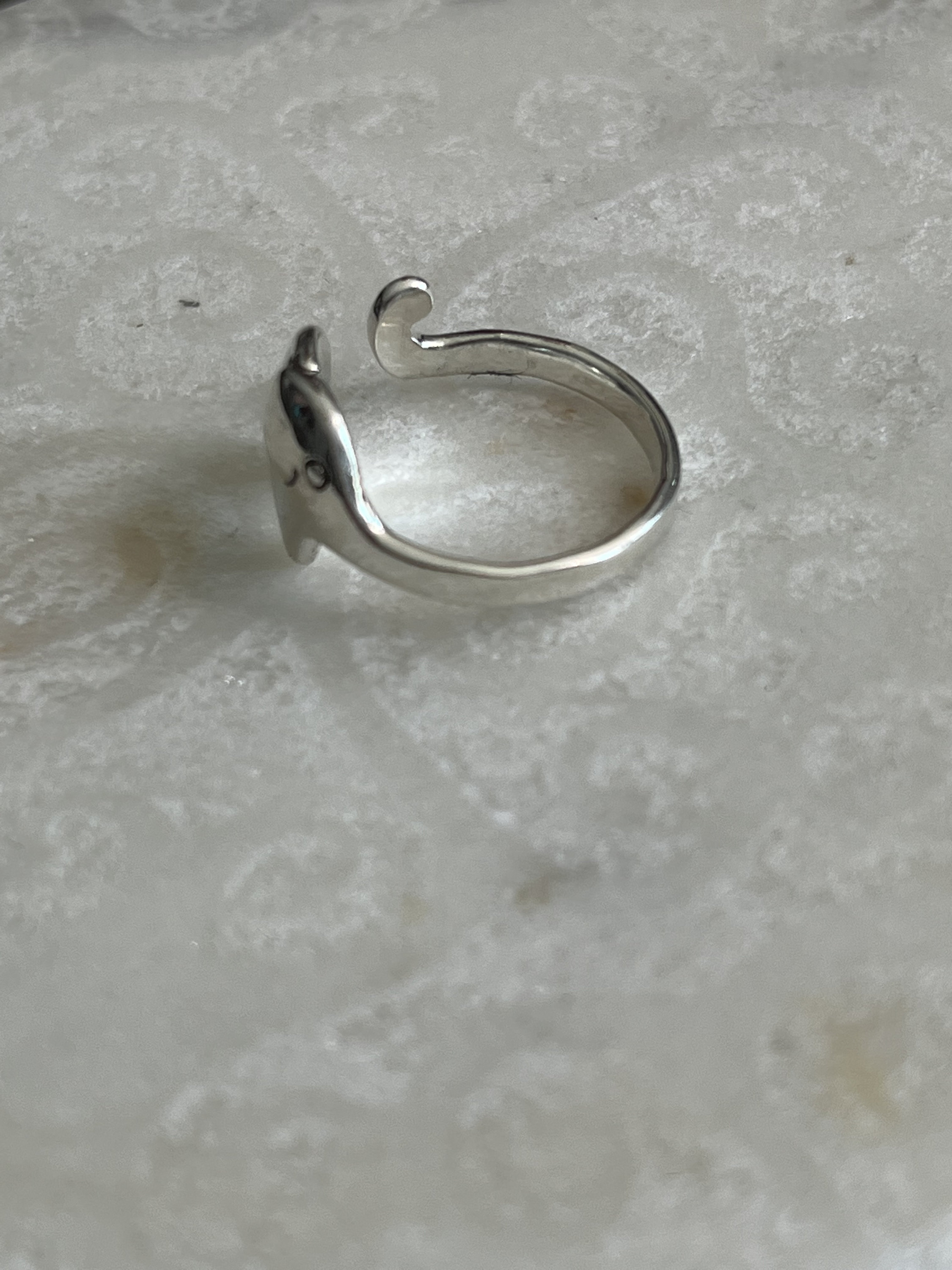 Sterling Silver Elephant With Long Trunk Ring, Animal Lover Jewelry ...