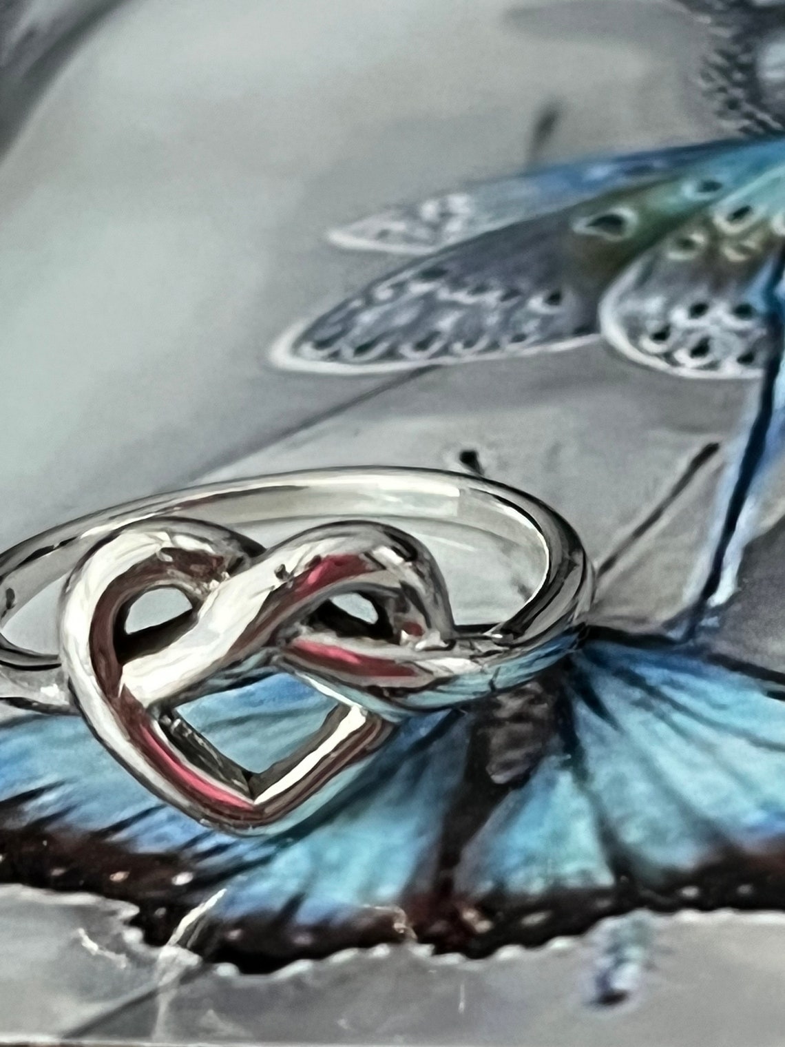 Sterling Silver Celtic Love Knot Ring: Statement Band - Etsy
