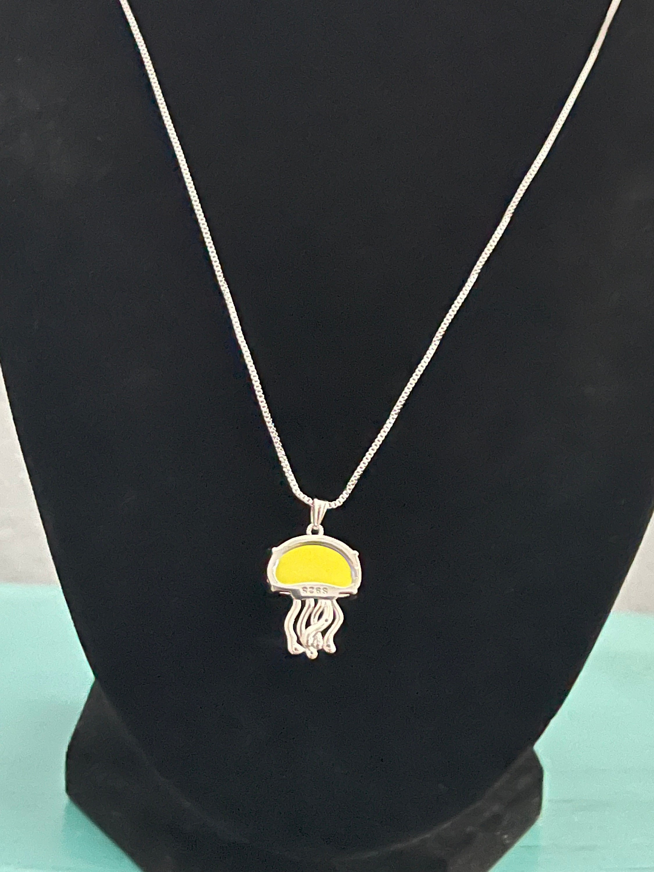 Jellyfish High Quality 925 Sterling Silver With Crystals Pendant ... Jellyfish High Quality 925 Sterling Silver With Crystals Pendant ...