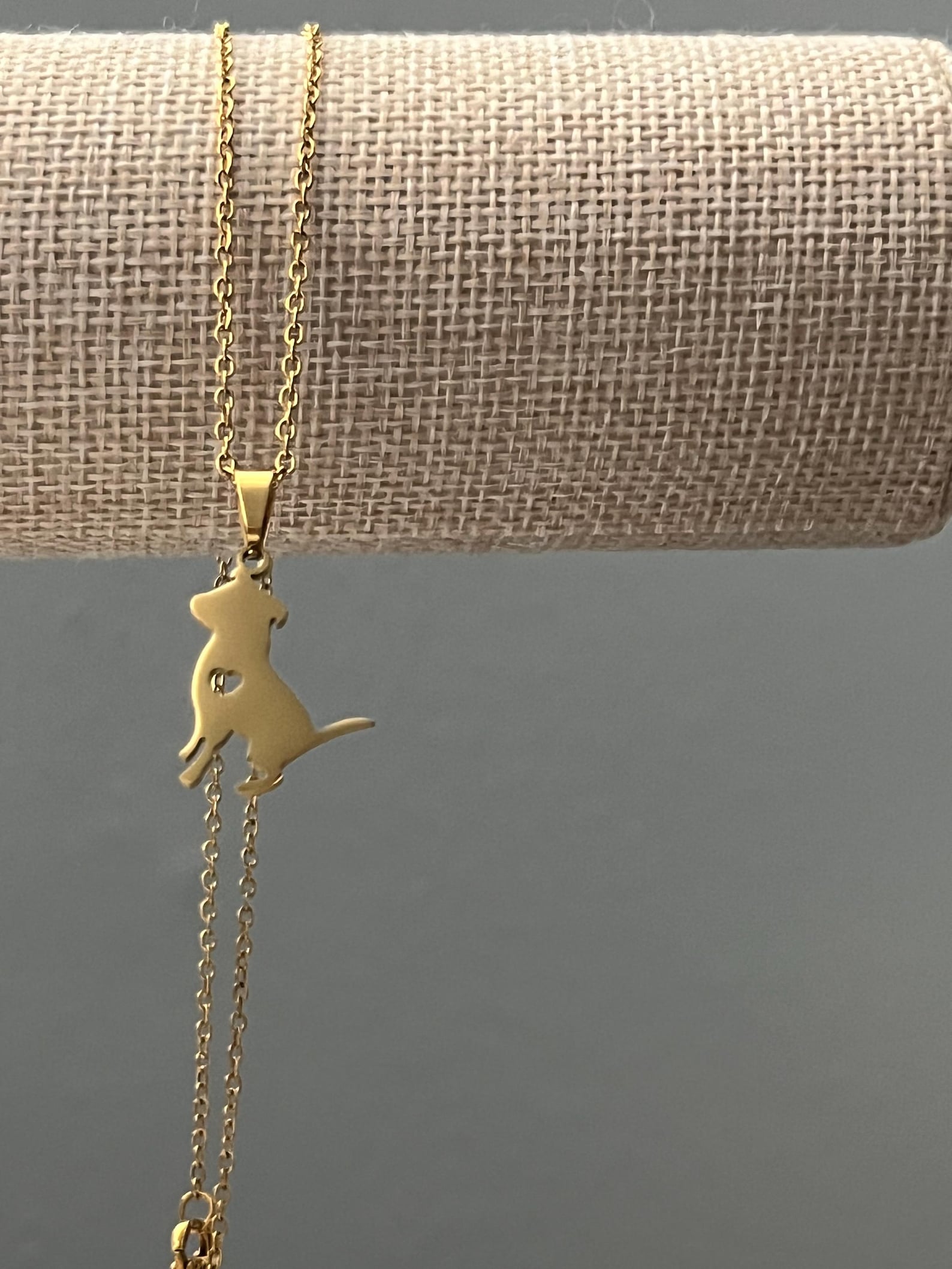 Dog Pendant Necklace: Stainless Steel Animal Lover Gift - Etsy