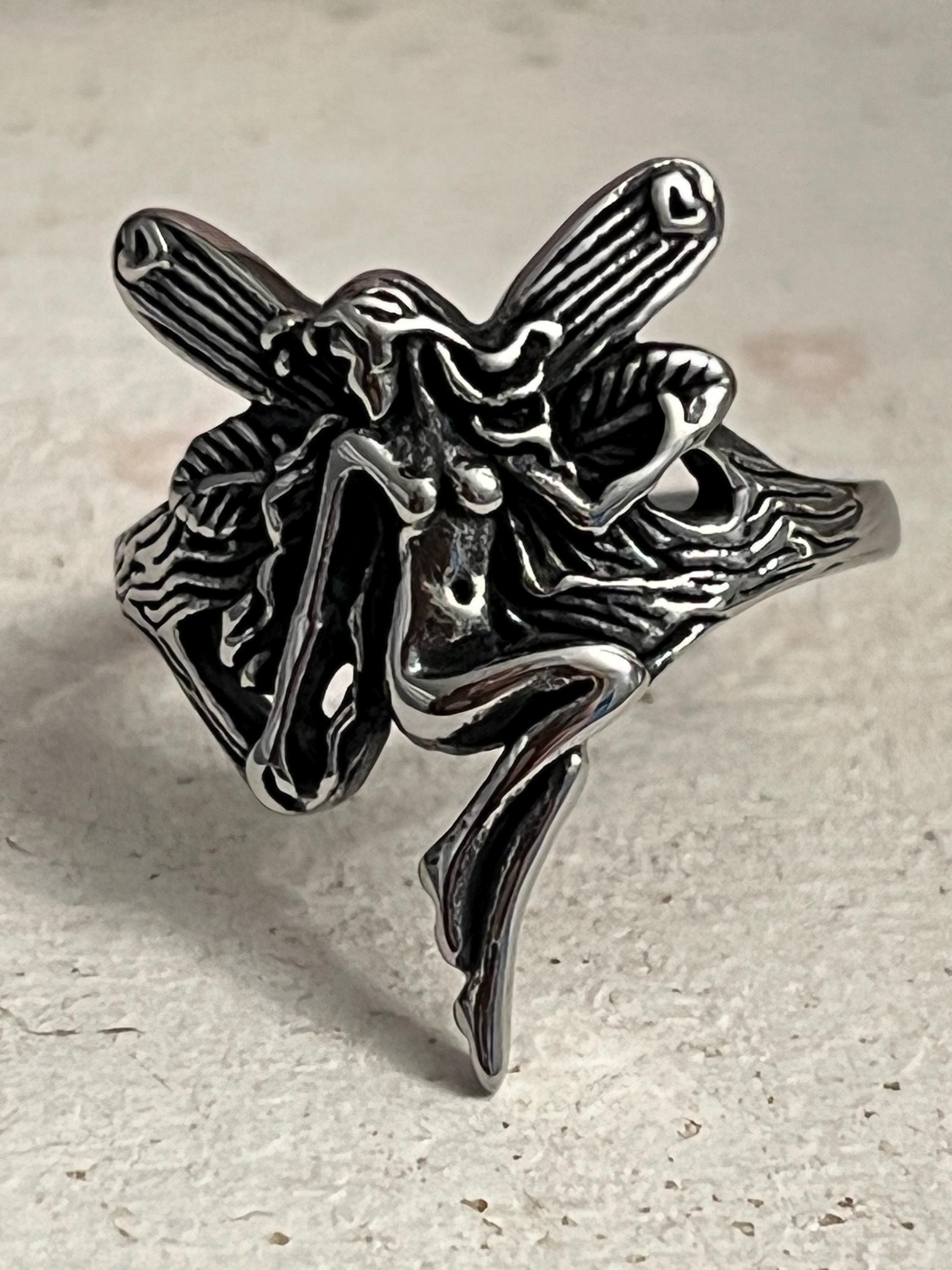 Fairy Ring: Stainless Steel Mythology Ring - Etsy