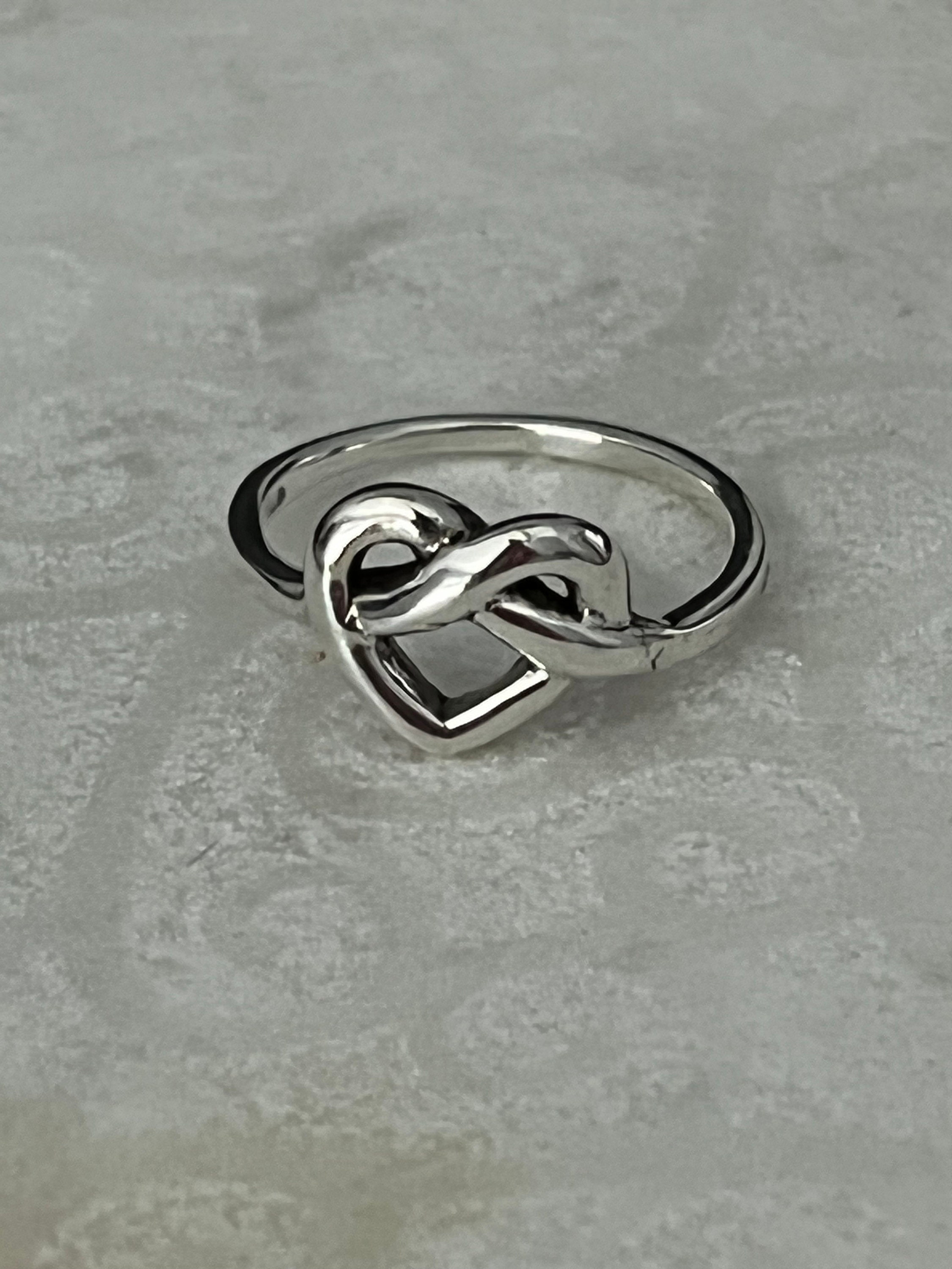 Sterling Silver Celtic Love Knot Ring Statement Ring Gift - Etsy