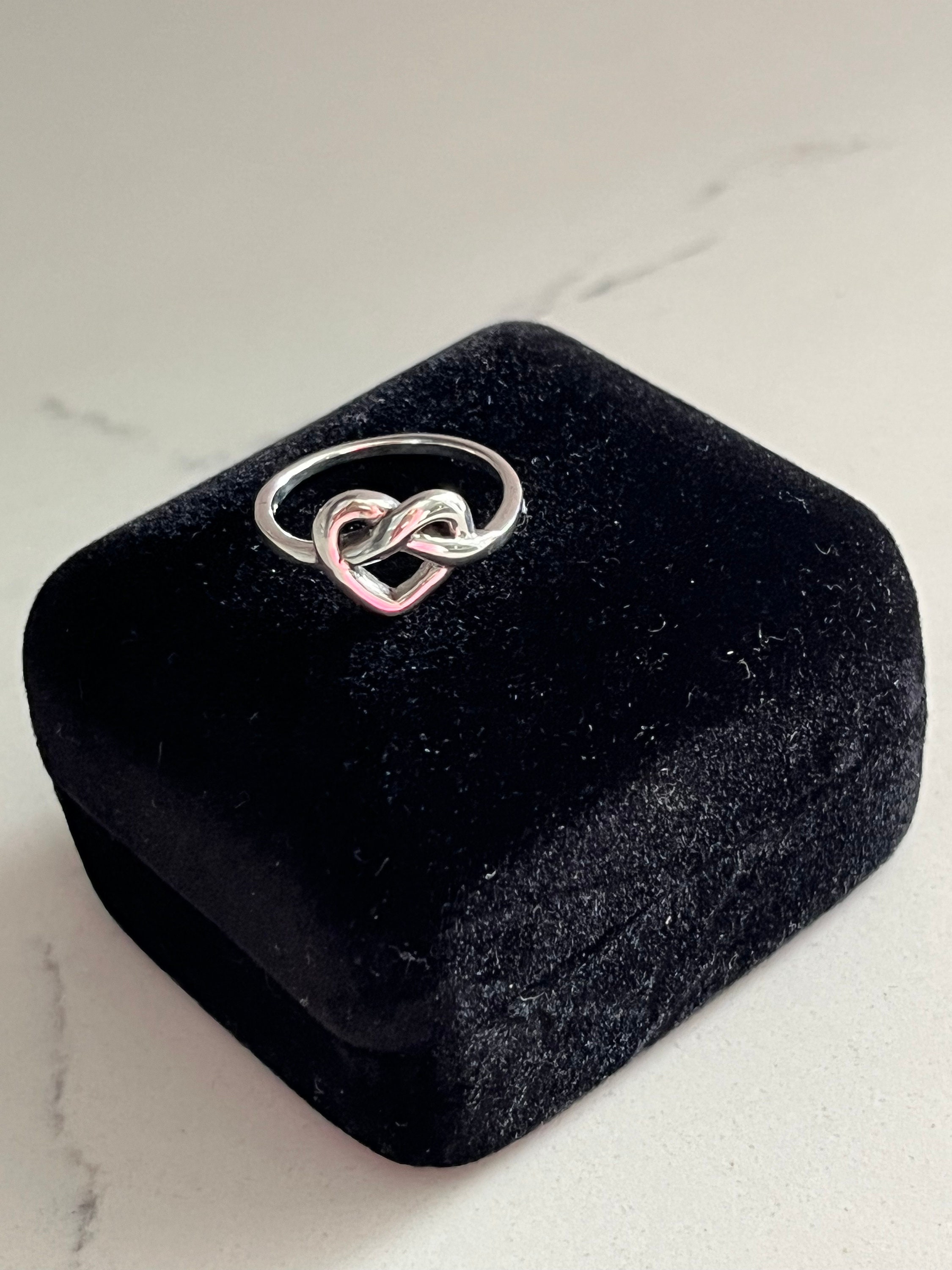Sterling Silver Celtic Love Knot Ring: Statement Band - Etsy