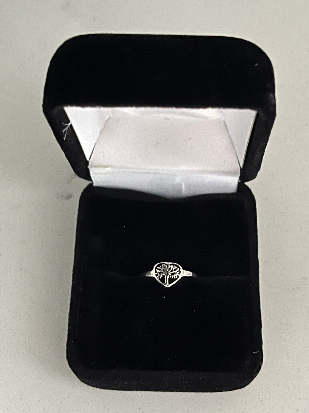 Sterling Silver Tree of Life in Heart Toe Ring Adjustable - Etsy