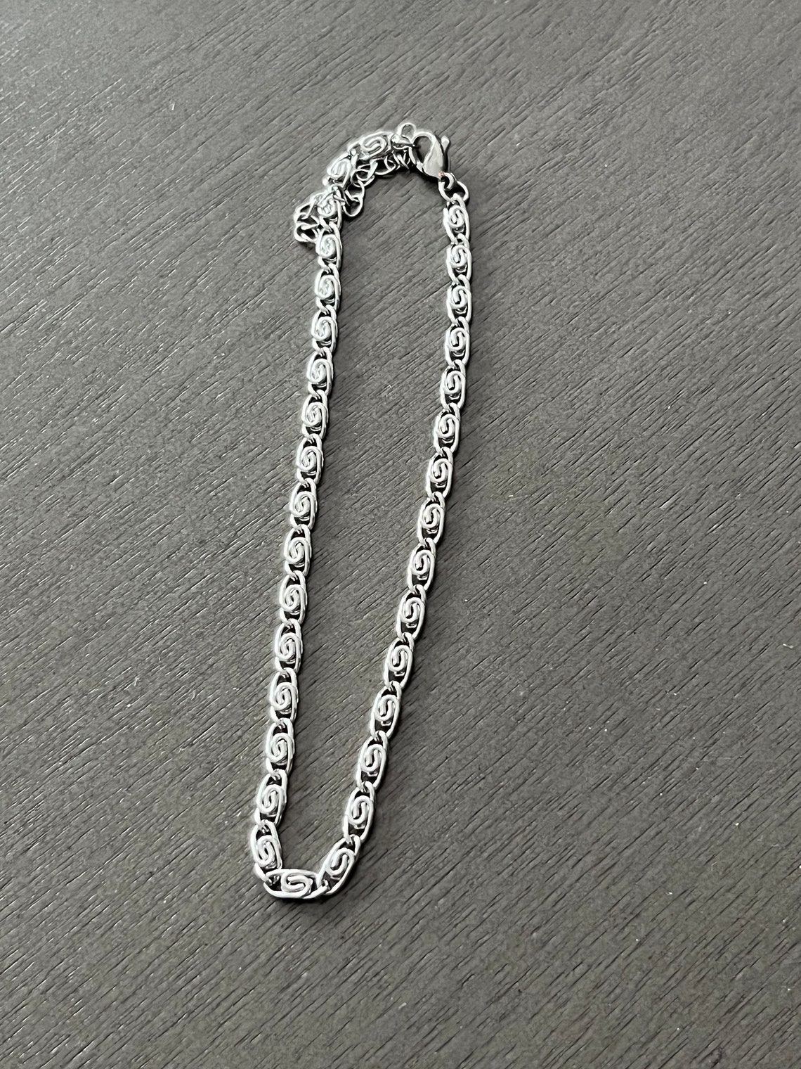 Stainless Steel Scroll Anklet, Plain Anklet, Simple Ankle Anklet, for ...