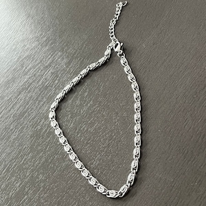 Stainless Steel Scroll Anklet Plain Anklet Simple Ankle - Etsy