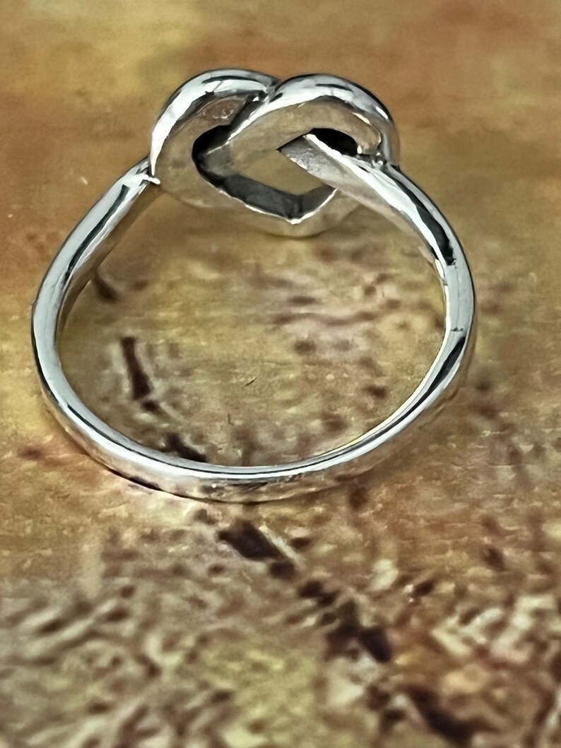 Sterling Silver Celtic Love Knot Ring: Statement Band - Etsy