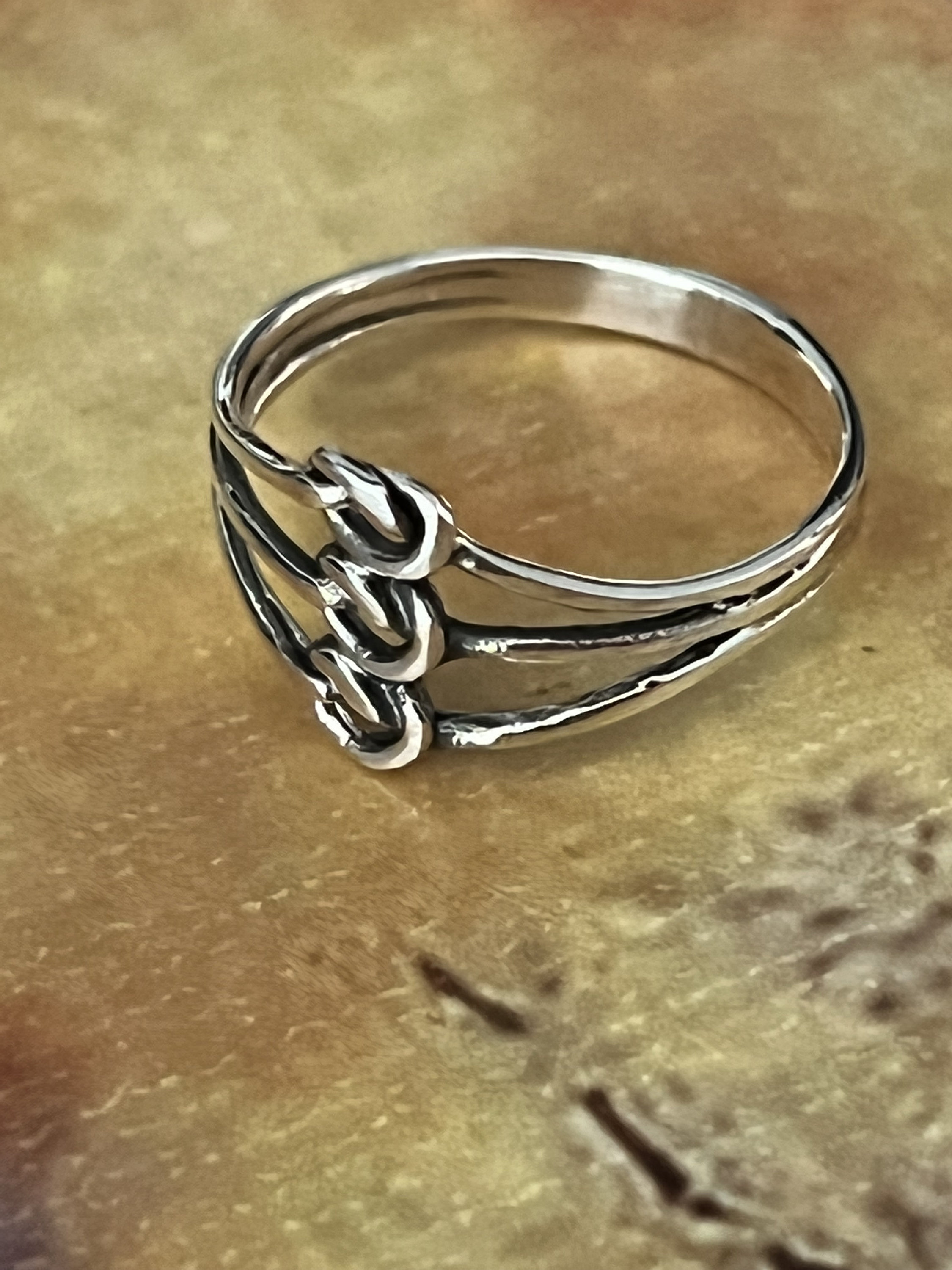 Celtic Love Knot Sterling Silver Ring, Celtic Irish Knot Ring, Gift for ...