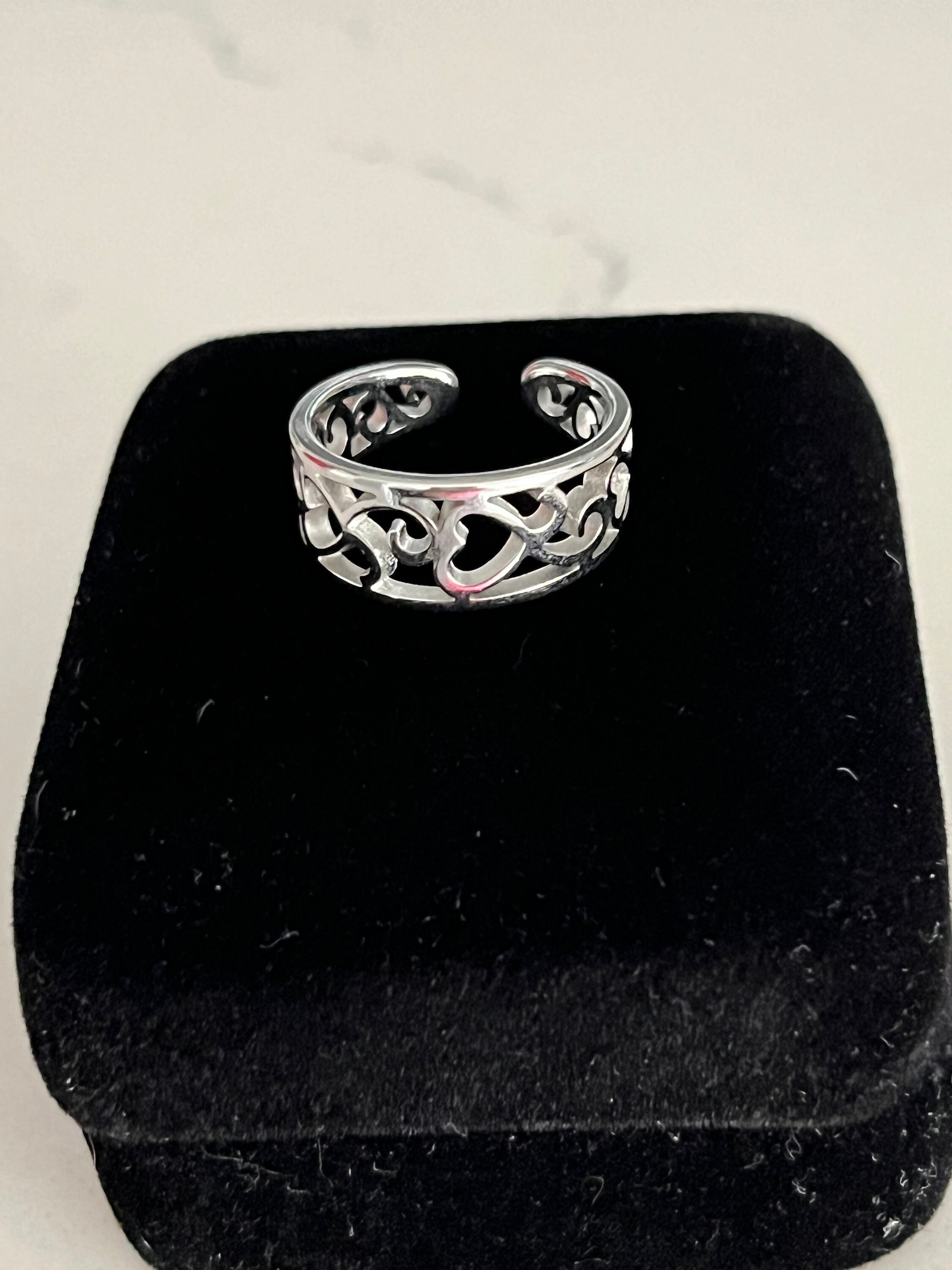 Stainless Steel Adjustable Opening Toe Ring, Beach Foot Jewelry, Gift ...