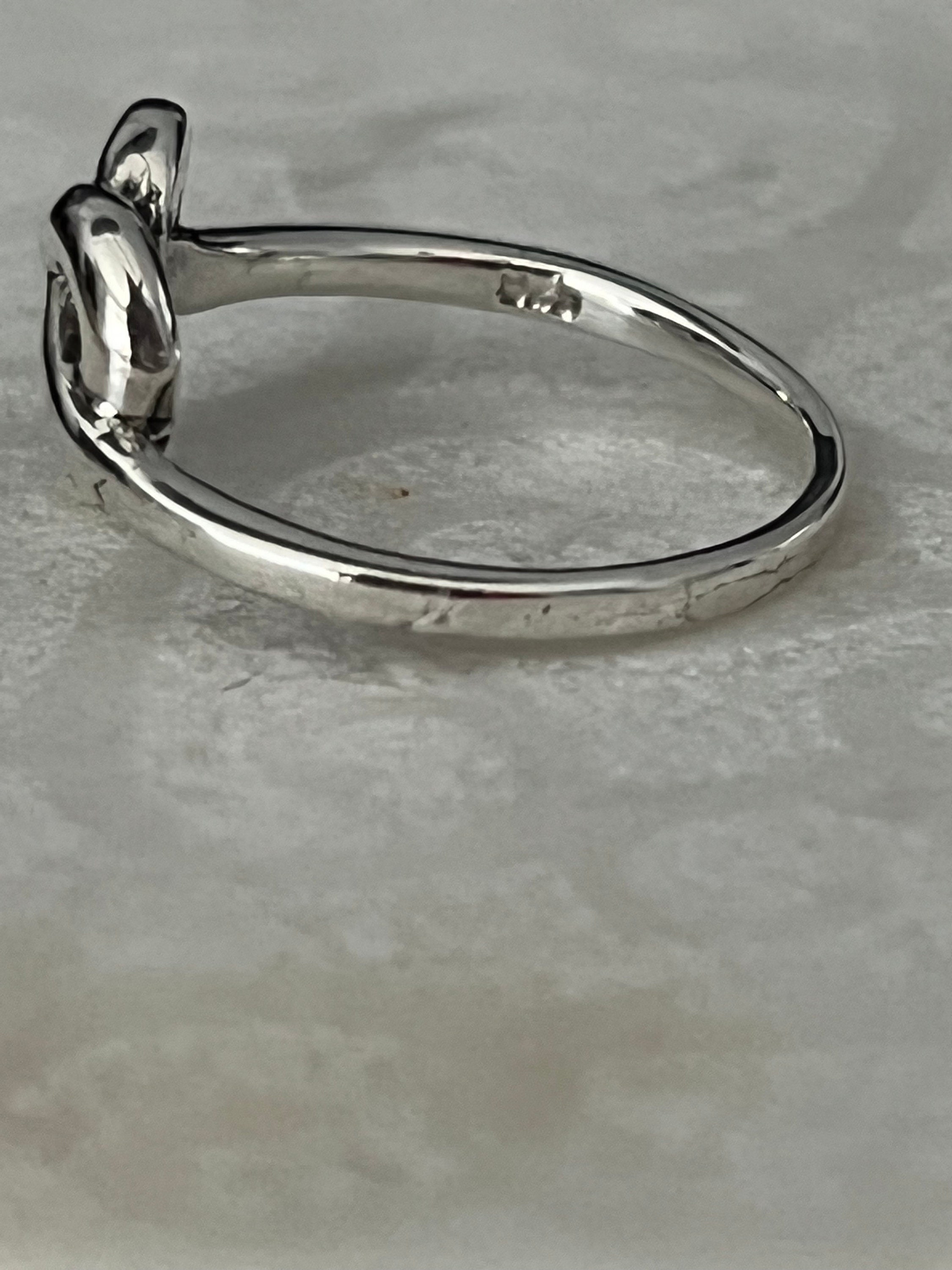 Sterling Silver Celtic Love Knot Ring: Statement Band - Etsy
