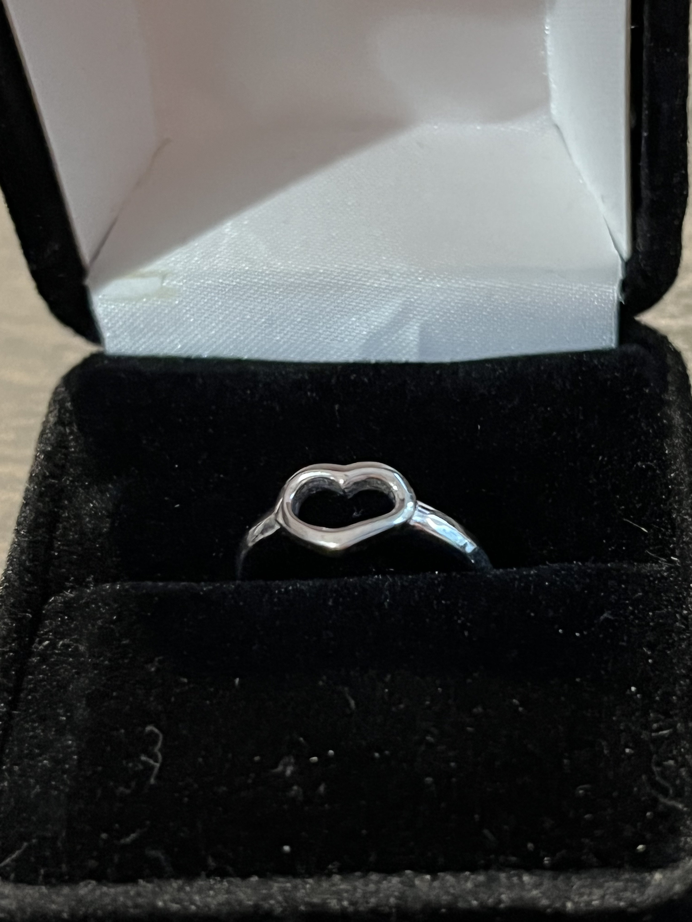 Sterling Silver Open Heart Toe Ring, Adjustable Toe Ring, Dainty Toe ...