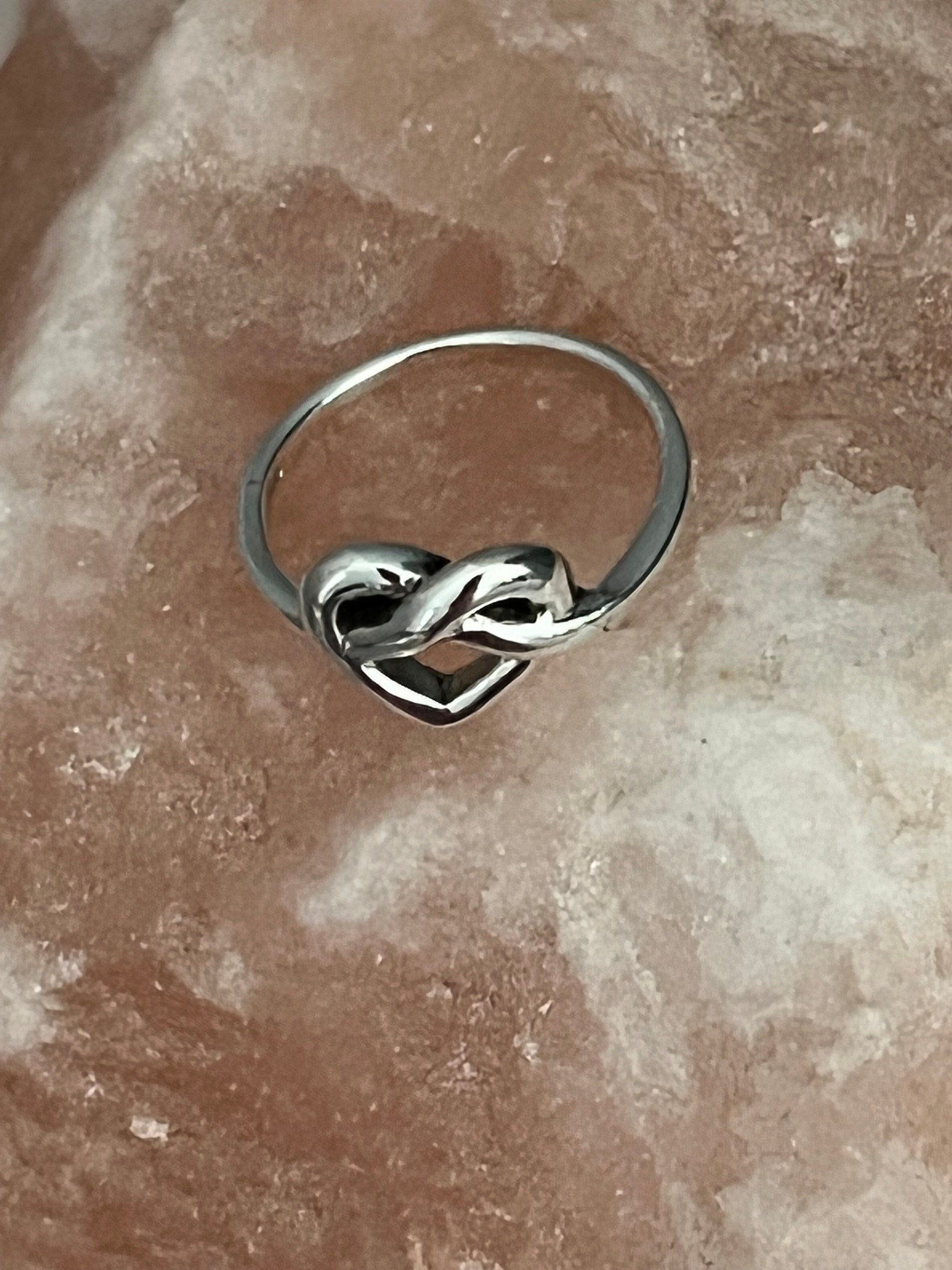 Sterling Silver Celtic Love Knot Ring: Statement Band - Etsy