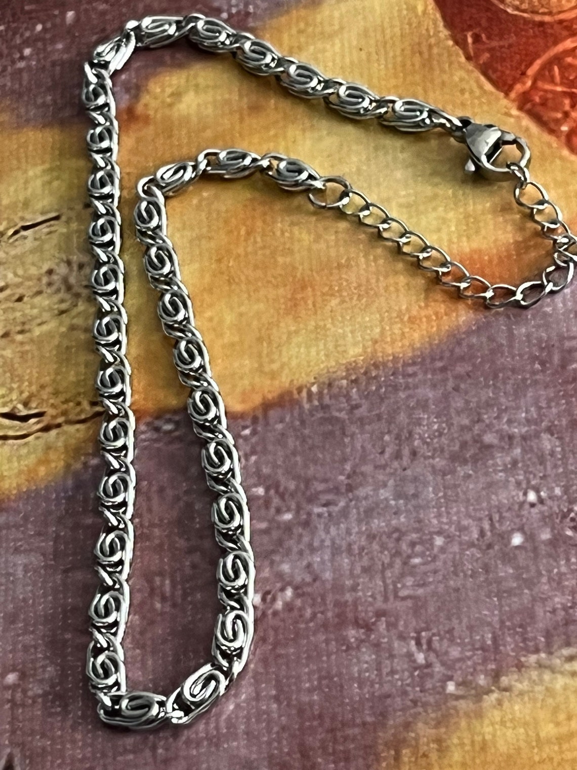 Stainless Steel Scroll Anklet, Plain Anklet, Simple Ankle Anklet, for ...