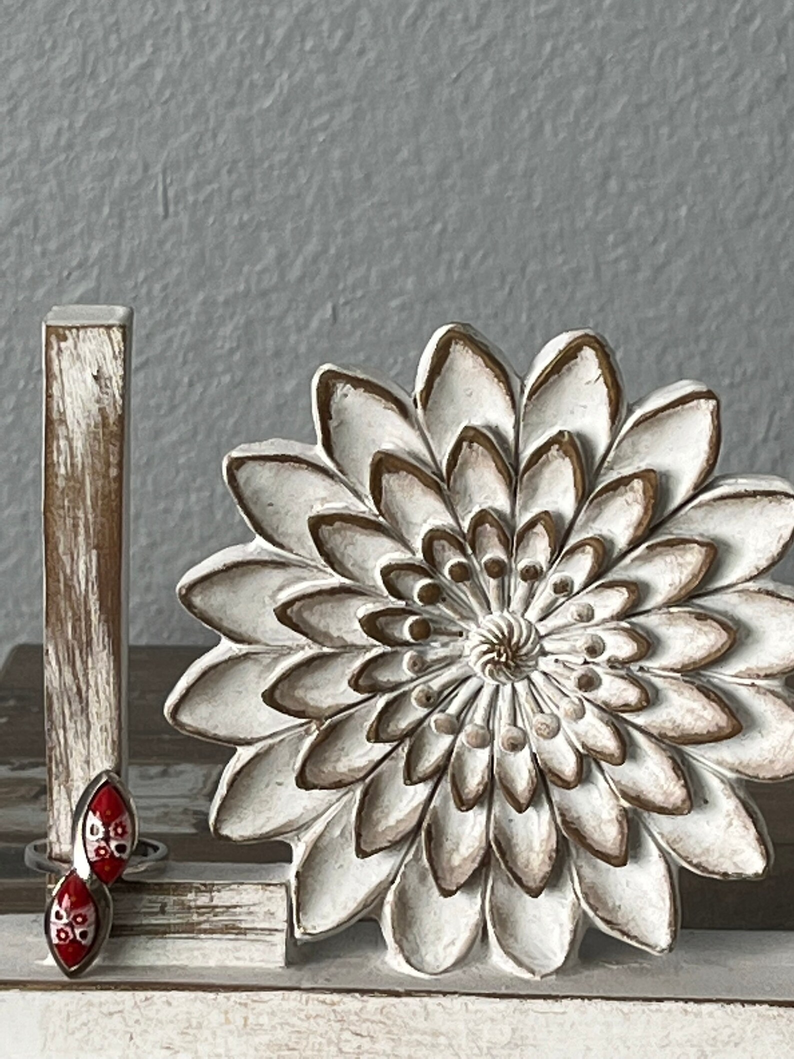 Red Murano Glass Ring Design Ring Murano Glass Ring From - Etsy