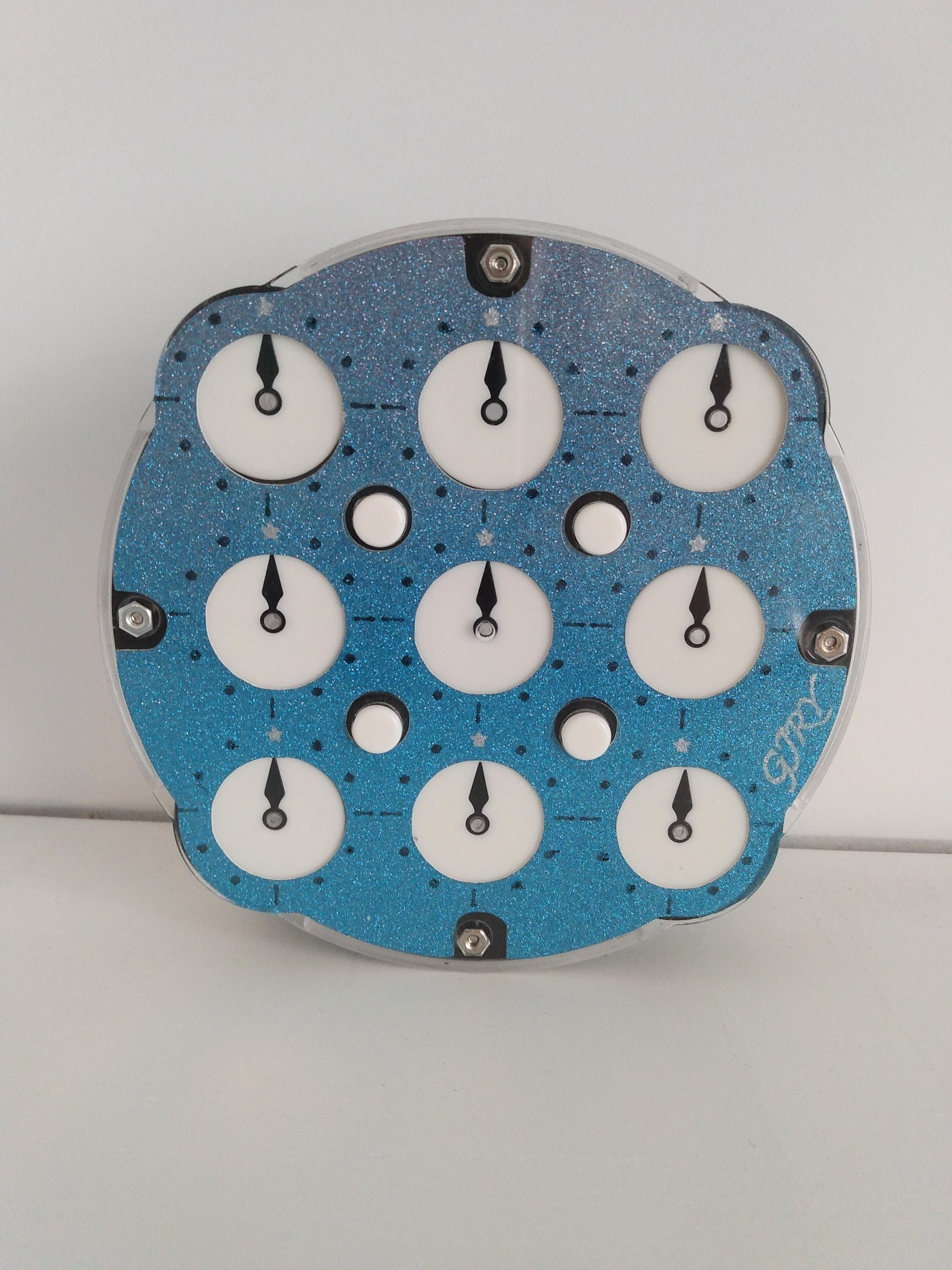 Sparkly GJRY Inserts Rubik's Clock Cover Qiyi Clock Inserts - Etsy