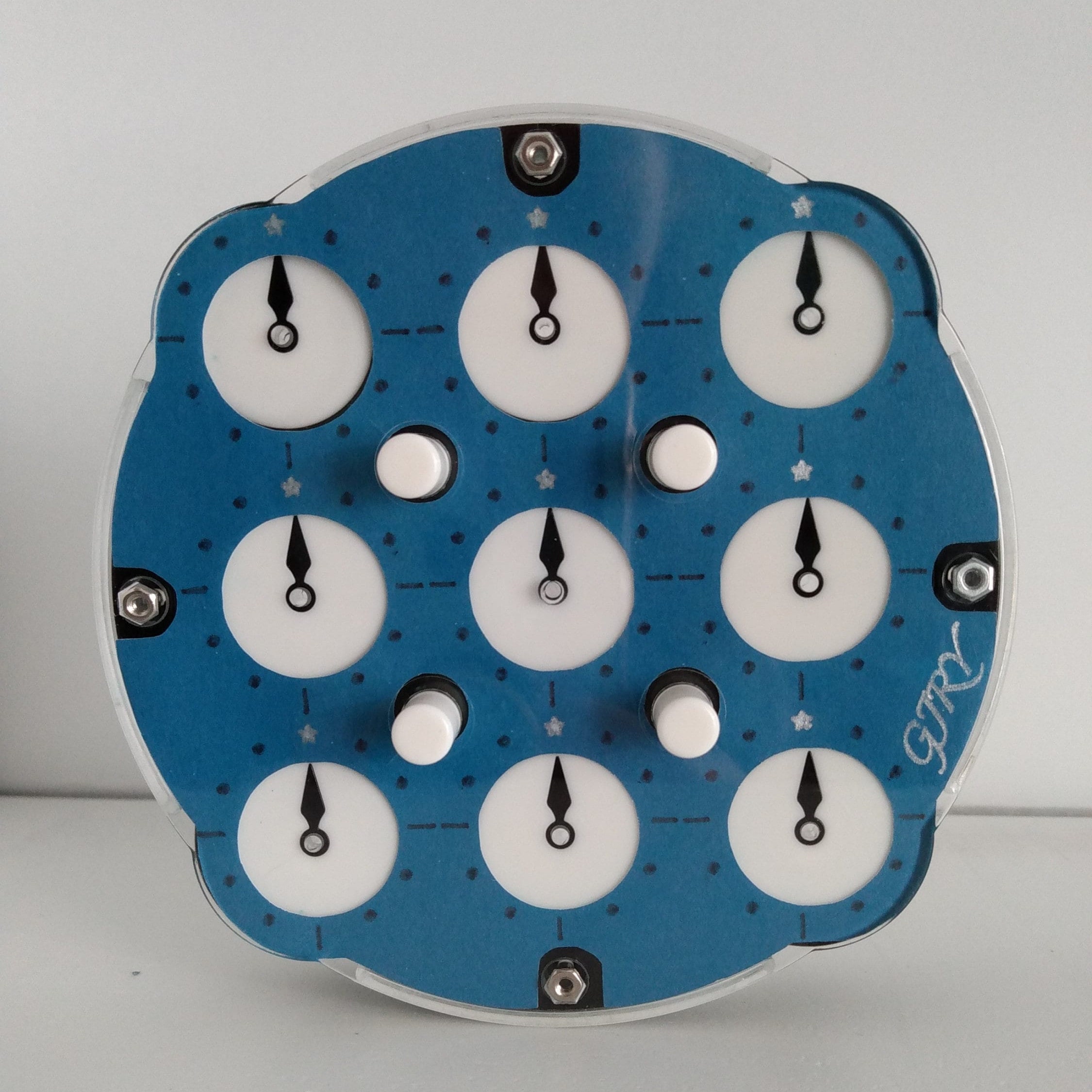 Classic Colors GJRY Inserts | Rubik's Clock Cover | Qiyi Clock Inserts ...