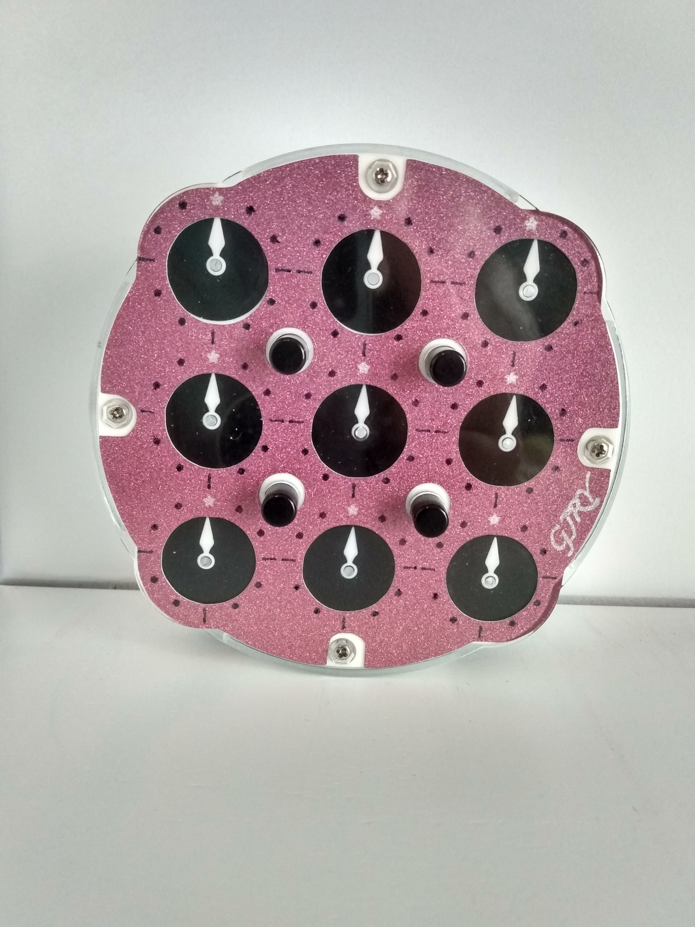 Sparkly GJRY Inserts Rubik's Clock Cover Qiyi Clock Inserts - Etsy