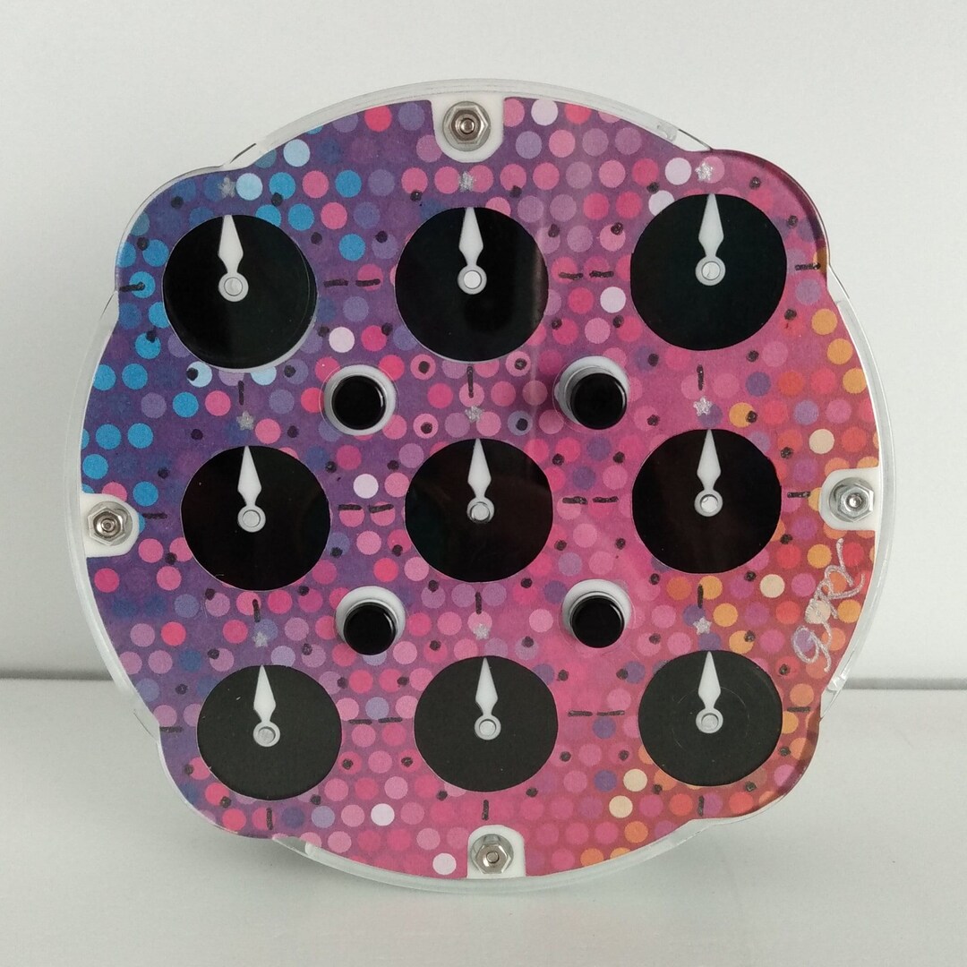Rainbow Patterned GJRY Inserts Series 1 | Rubik's Clock Cover | Qiyi ...