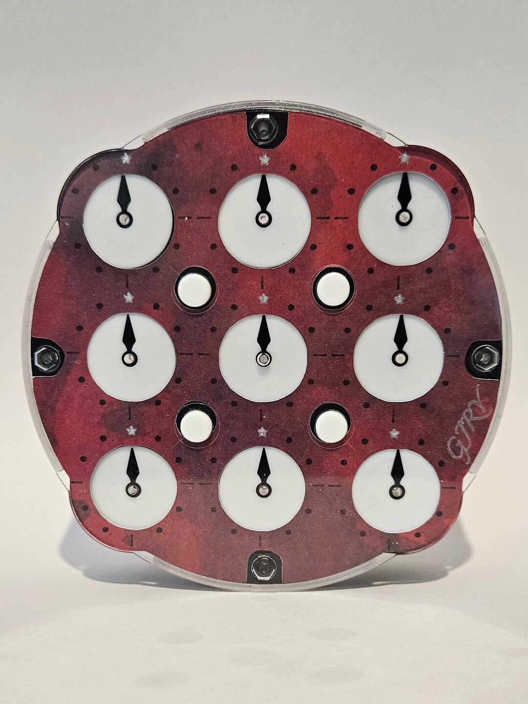 Watercolor GJRY Inserts Rubiks Clock Cover Qiyi Clock - Etsy