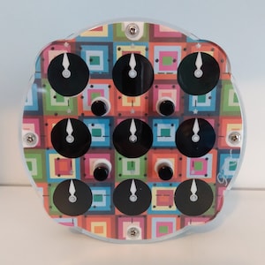 Buy Rainbow Patterned GJRY Inserts Series 2 | Rubik's Clock Cover ...