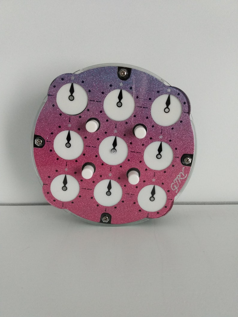 Sparkly GJRY Inserts Rubik's Clock Cover Qiyi Clock Inserts - Etsy