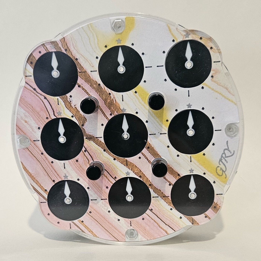 Marbled GJRY Inserts | Rubik‘s Clock Cover | Qiyi Clock Inserts - Etsy