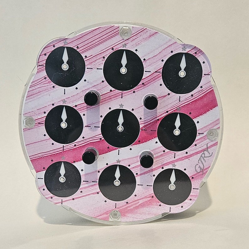 Marbled GJRY Inserts | Rubik‘s Clock Cover | Qiyi Clock Inserts - Etsy