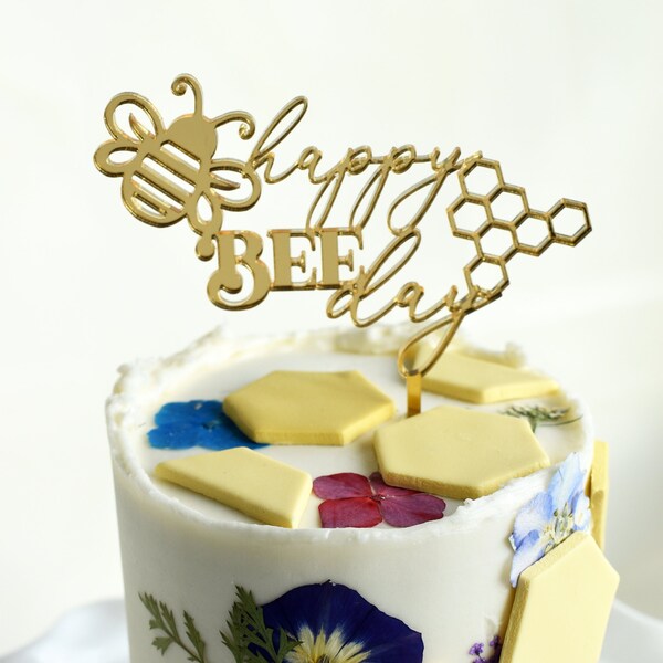 Cake topper abeja - Etsy España