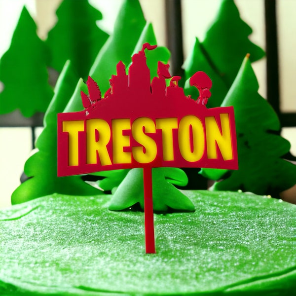 Fortnight Cake Toppers - Etsy