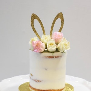 Animal Ears Cake Topper, Easter Bunny Ears, Lots of Colors Available ...