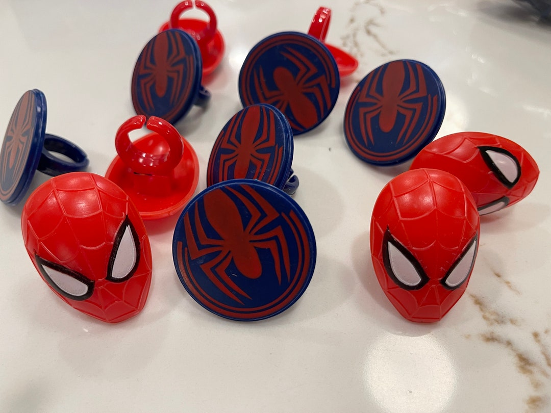Spiderman Cupcake Toppers Spider-verse Decopac Lucks Rare Spidey Spidey ...