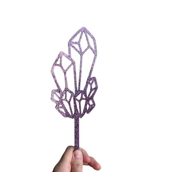 Crystal Cake Topper - Etsy