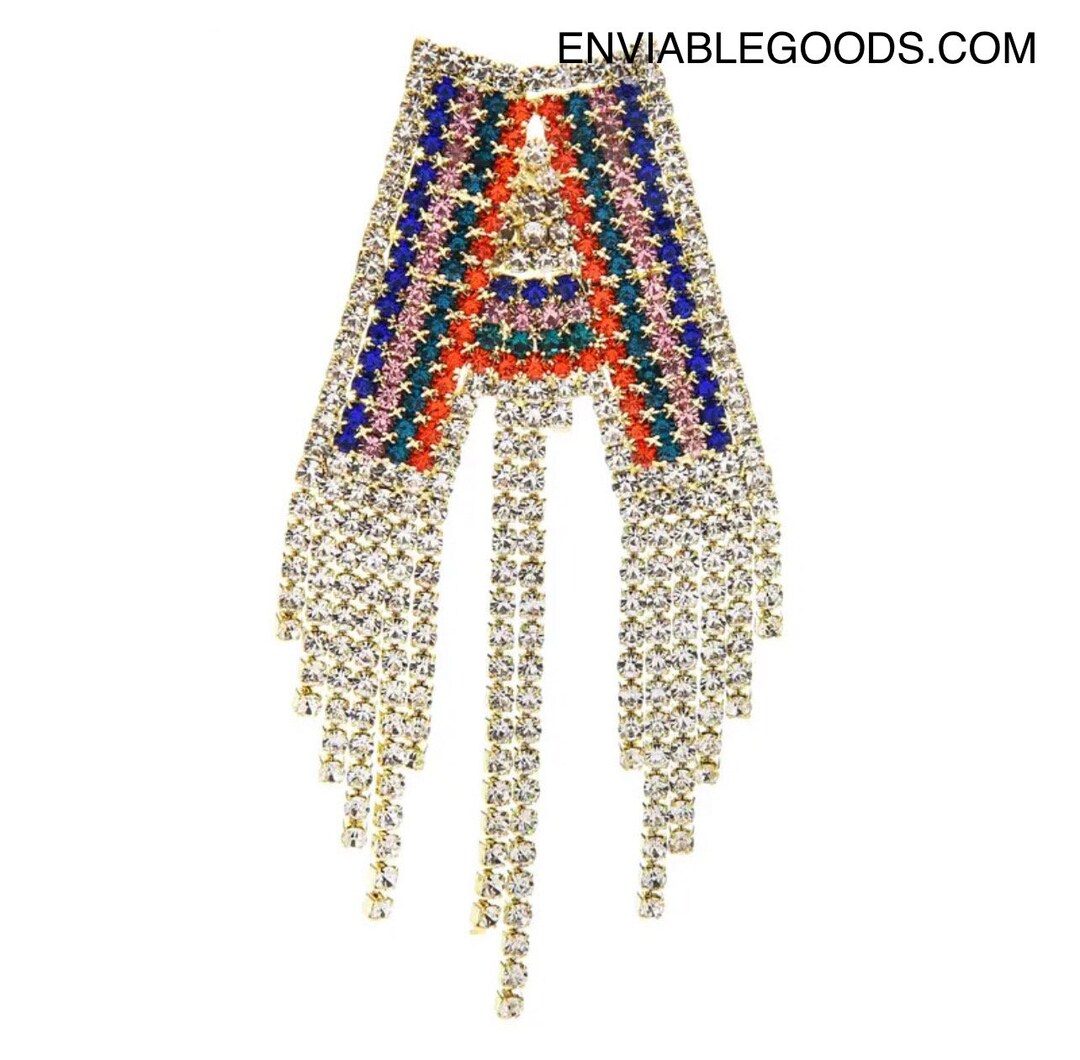 Rhinestone Alphabet Letter Brooches - Sparkling Alphabet Pins for ...