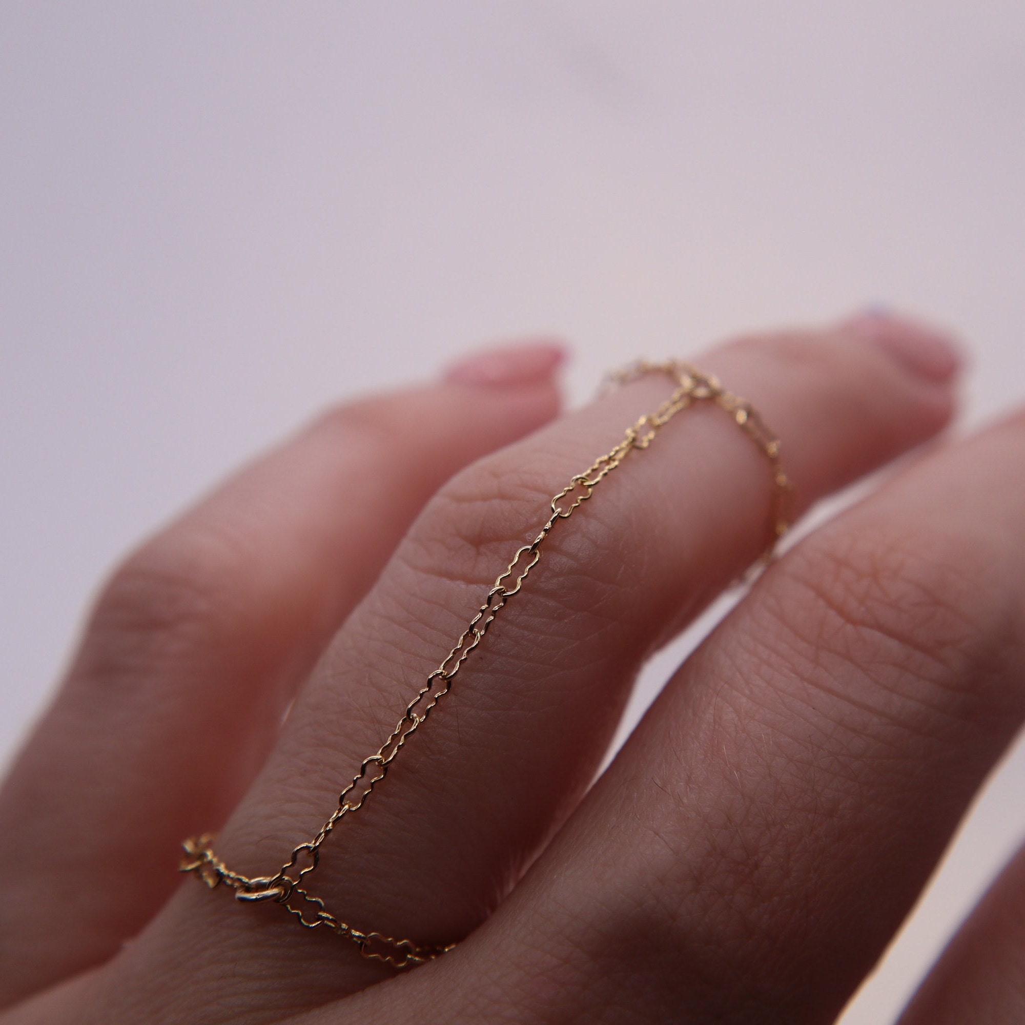 Double Connected Chain Ring to Knuckle Ring - Minimalist Chain Ring ...