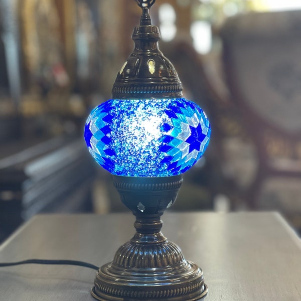 Mosaic Table Lamp - Etsy