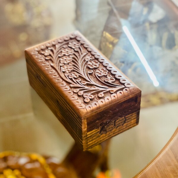 Wooden Puzzle Jewelry Box - Etsy