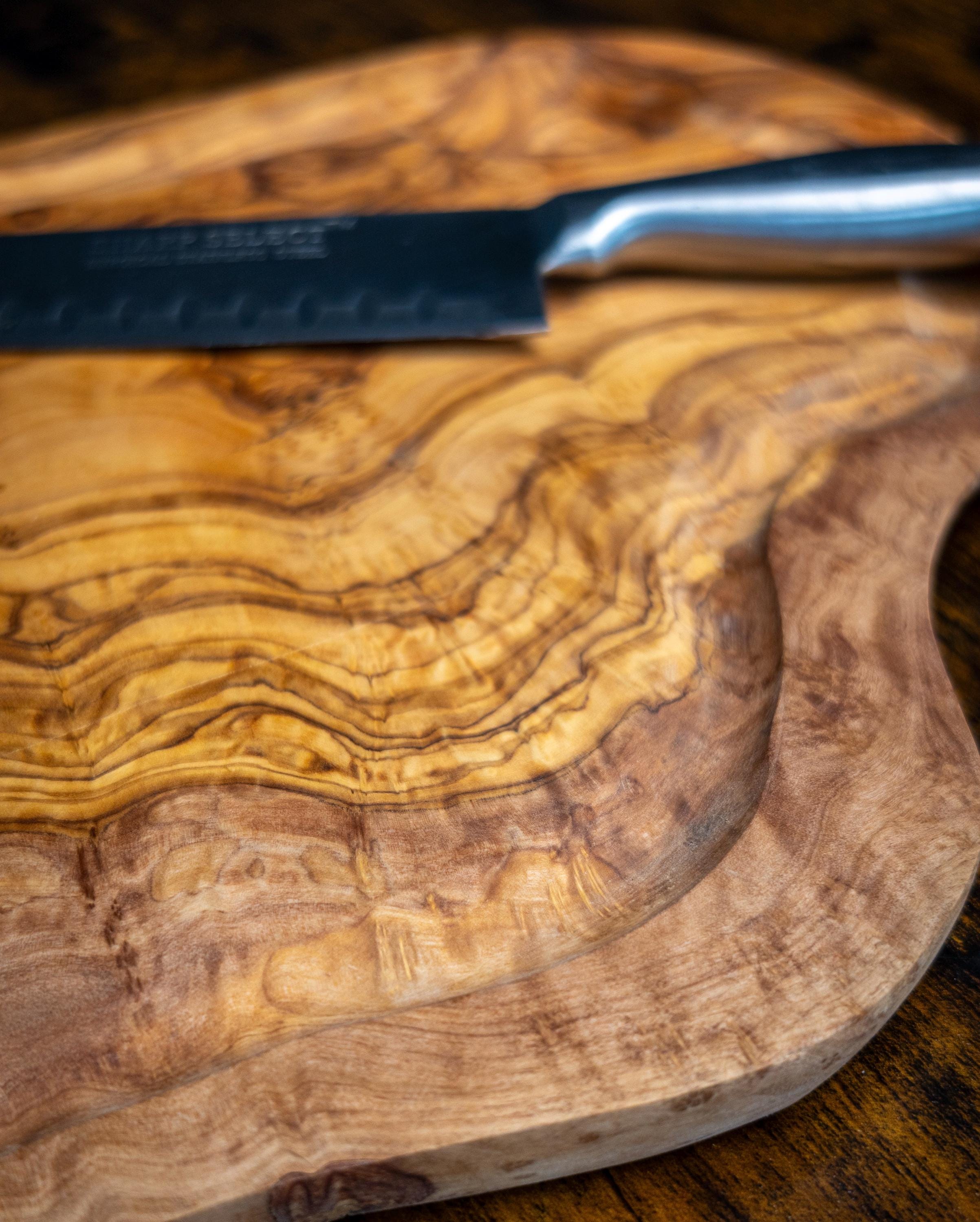 Handcrafted Olive Wood Cutting Board - Etsy