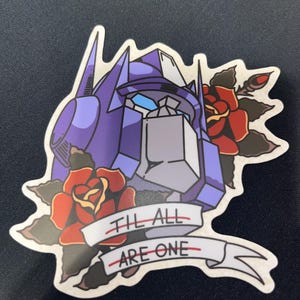 TRANSFORMERS STICKER | Optimus Prime Sticker | Autobot Sticker - Etsy