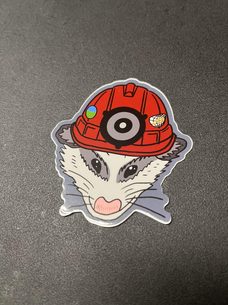 TUNNEL RAT STICKER | Possum Sticker | Mining Hat Sticker | Appalachian ...