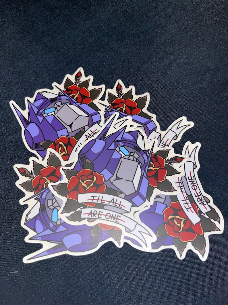TRANSFORMERS STICKER | Optimus Prime Sticker | Autobot Sticker - Etsy