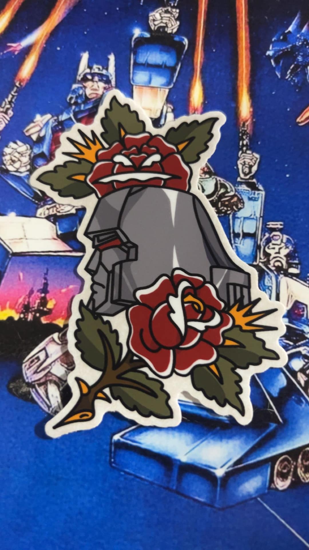 TRANSFORMERS STICKER | Megatron Sticker | Decepticon Sticker - Etsy