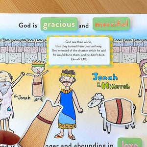Jonah & Nineveh Craft, Repentance, Sunday School Printable, Christian ...