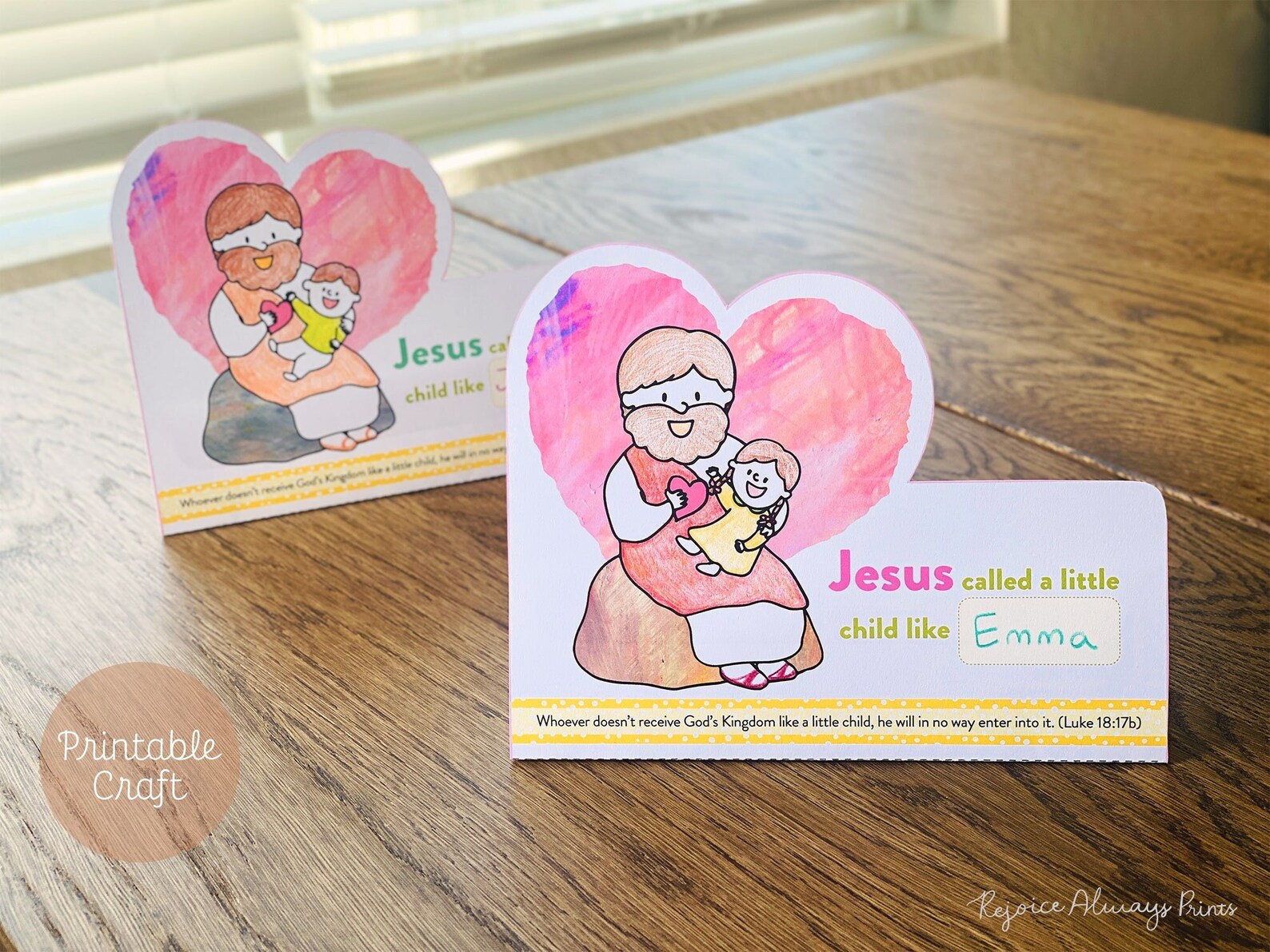 Jesus and the Children Craft, Sunday School Printable, Christian Kids ...