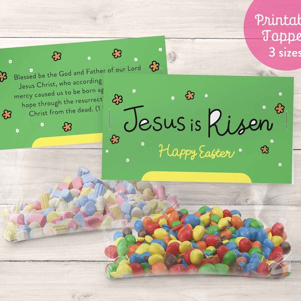 Easter Treat Bag Topper Svg - Etsy