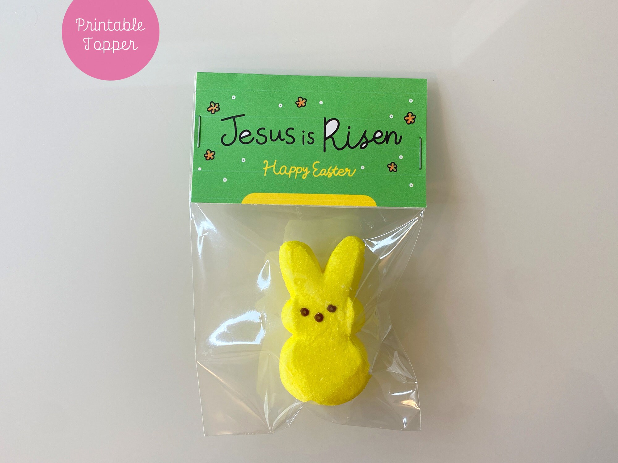 Jesus is Risen Easter Treat Bag Toppers He is Risen Easter - Etsy